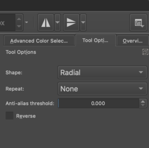 圓形漸層 Radial Gradient – Max的Krita筆記
