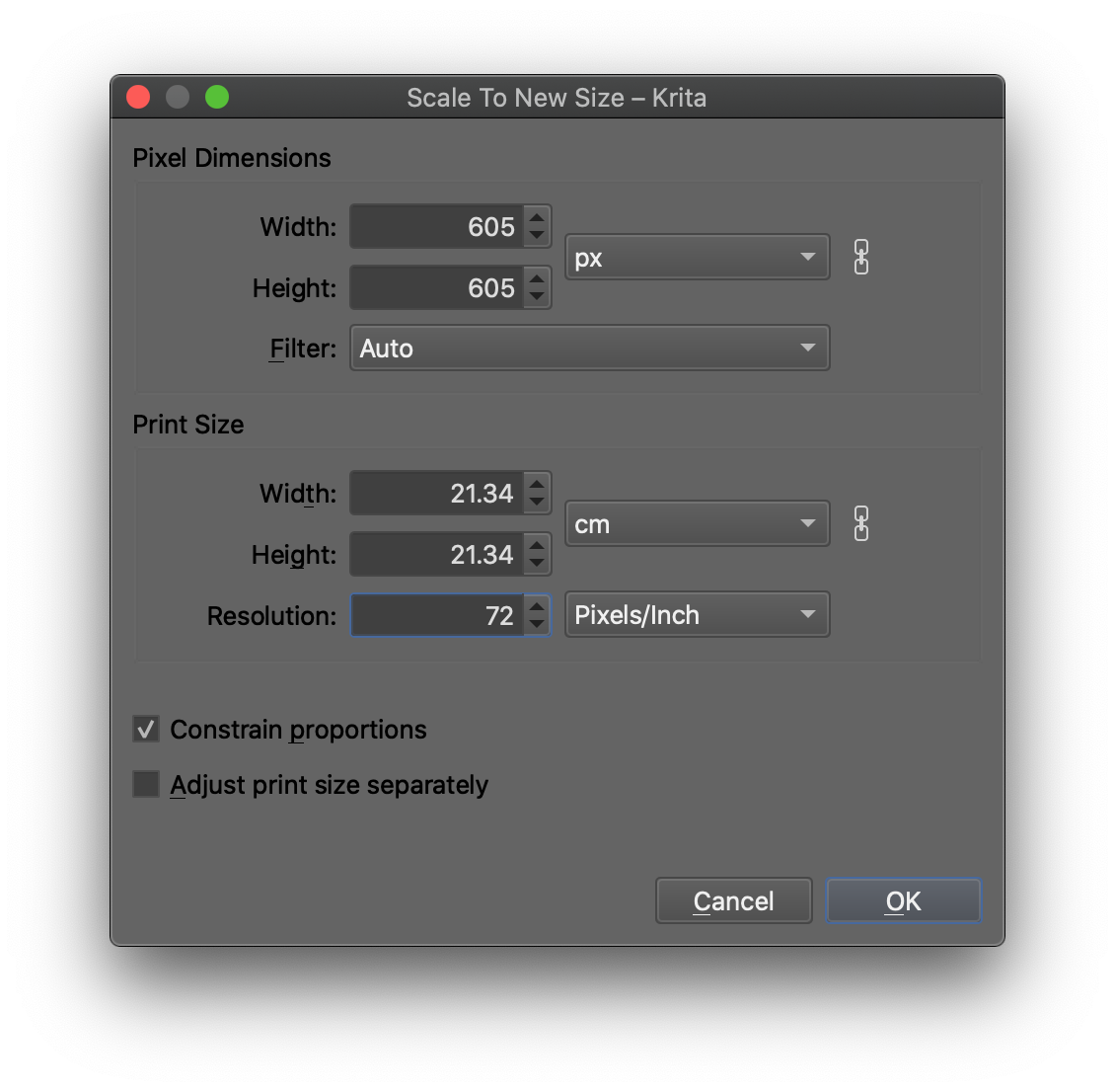 在krita如何修改檔案的DPI – Max的Krita筆記